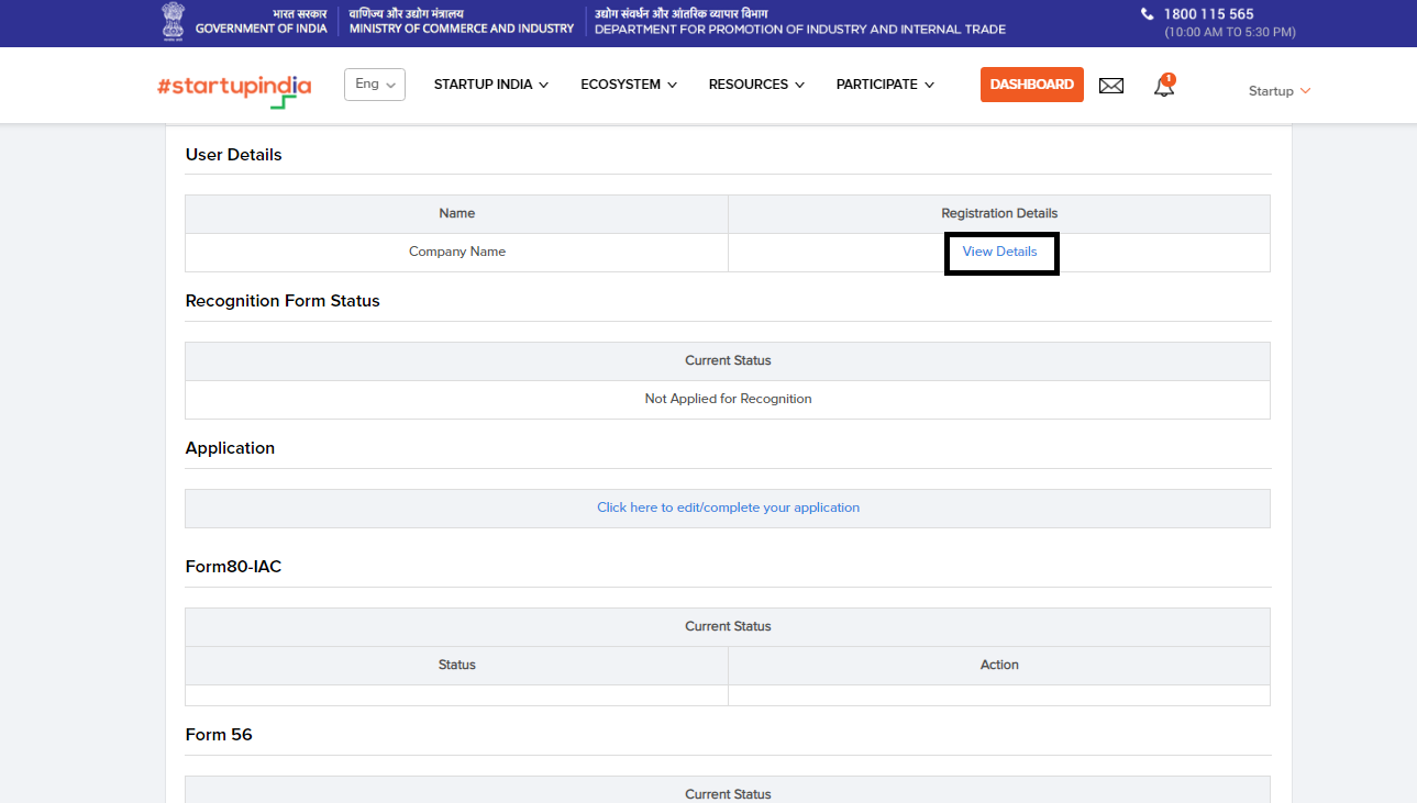 Startup India Registration: How to Register on Startup India portal ...