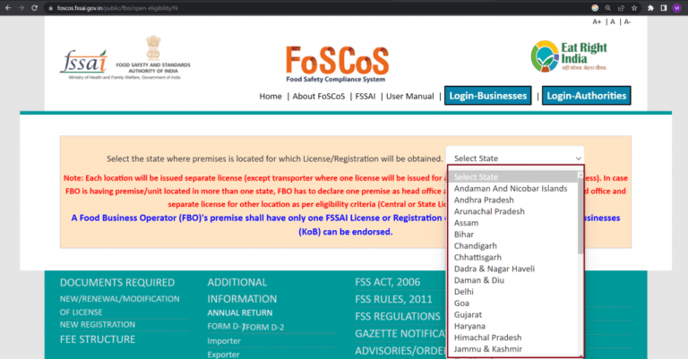 FSSAI Registration & License – Apply Online, Types, Documents, Process, Benefits, Penalty - Treelife