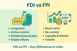 FDI vs FPI – Key Differences, Latest Trends, Regulations in India [2025]